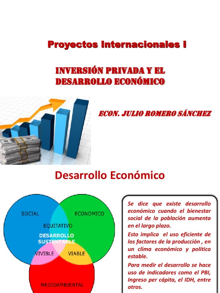 Inversión Privada y El Desarrollo Economico.pdf | Producto Interno ...