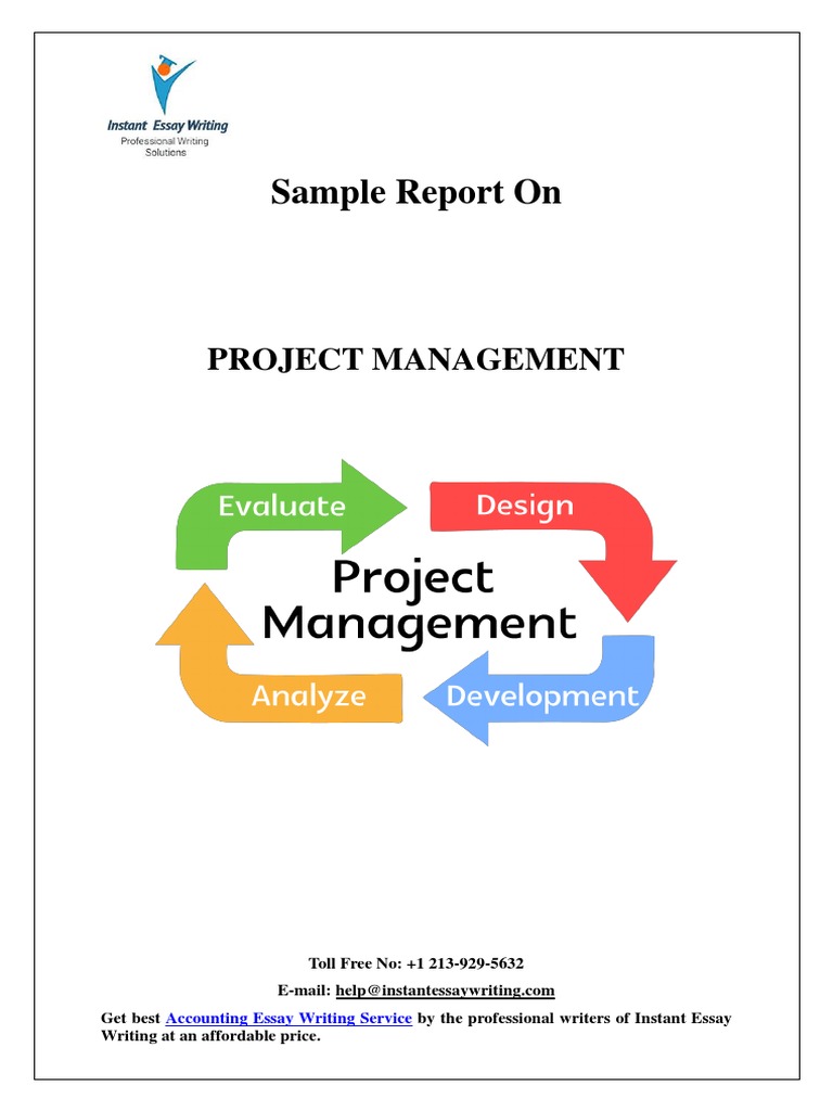 Sample Report On Project Management by Instant Essay Writing | PDF ...