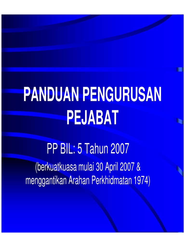 Panduan Pengurusan Pejabat PDF | PDF