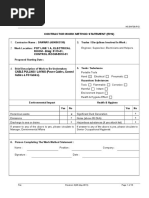 Risk Assessment - Cable Pulling Laying, Glanding and Termination From ...