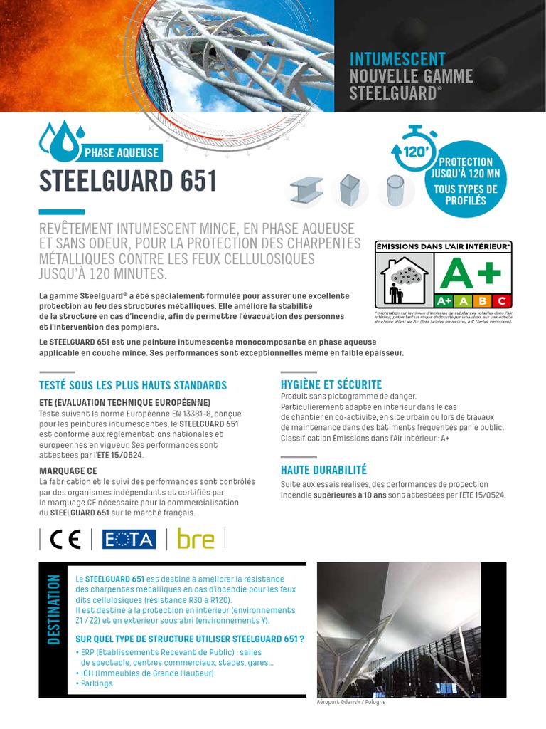 Fiche Produit Steelguard 651 | PDF | Bien-être | Médical