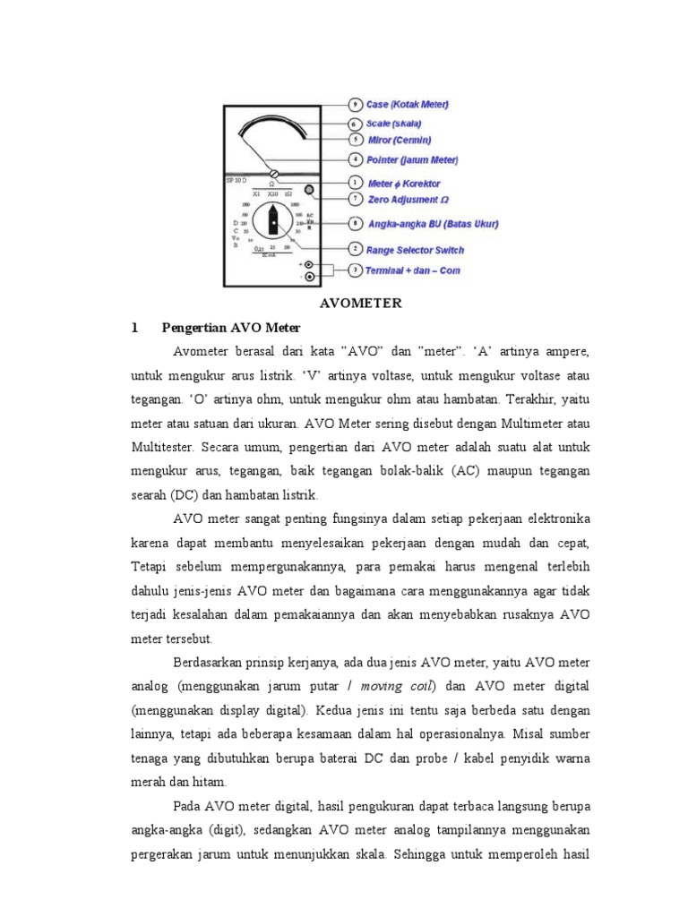 AVO Meter | PDF