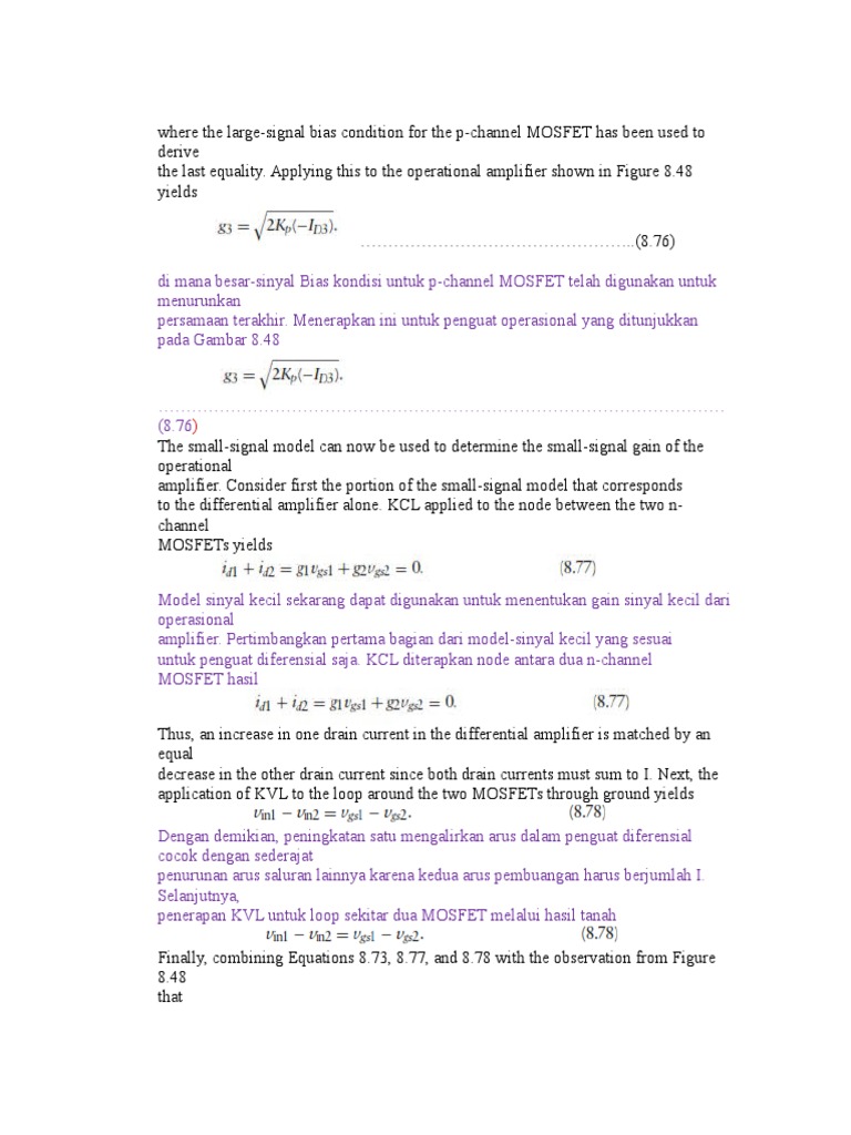The Small-Signal Model (5) - Ferina Putri Utami | PDF | Transistor ...