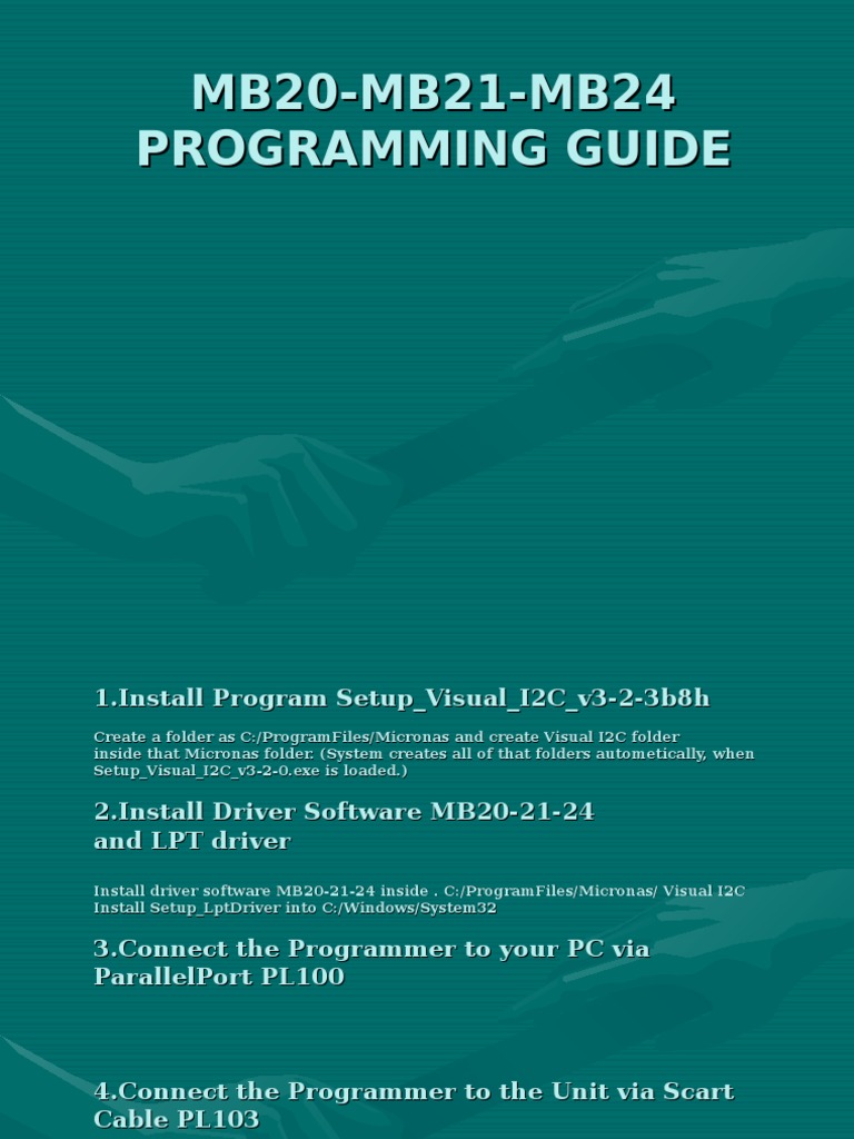 17mb20!21!24 Programming Guide | PDF | Booting | Icon (Computing)