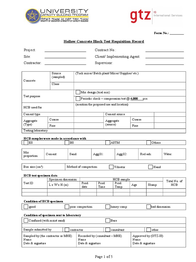 2008-02-12 Attachment2 HCB Test | PDF | Construction Aggregate | Concrete