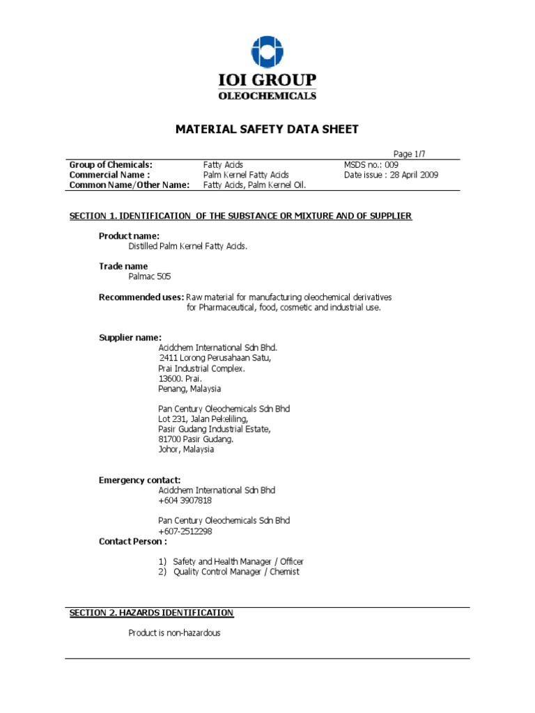 MSDS Hexane | Download Free PDF | Toxicity | Physical Sciences
