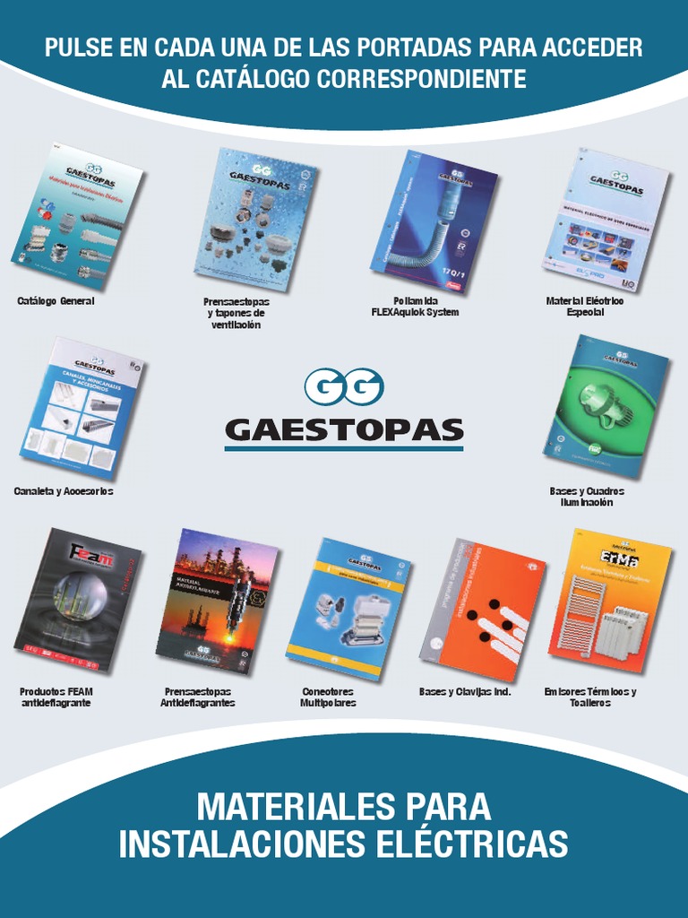 Catalogo Accesorios Gaestopas | PDF | Metalurgia | Tornillo