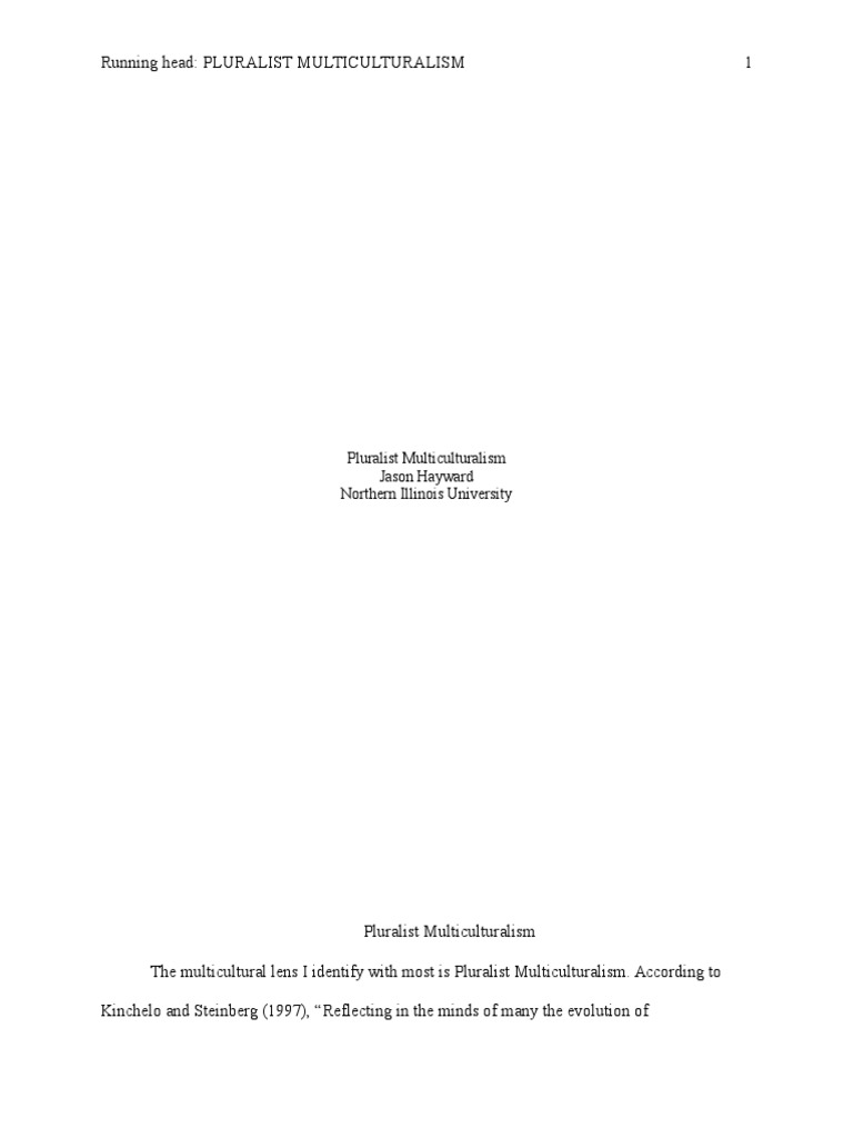 Positionality Statement Paper | PDF | Multiculturalism | Pluralism ...
