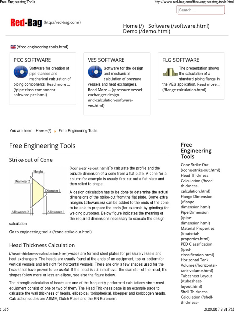 Free Engineering Tools | PDF | Pipe (Fluid Conveyance) | Structural Steel