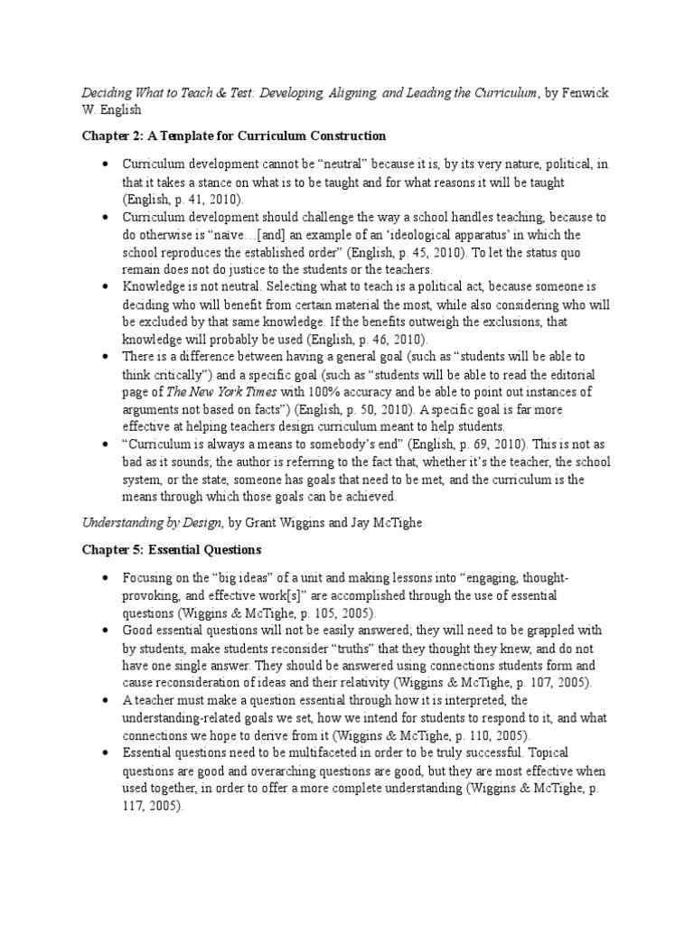Module 2 Notes | PDF | Understanding | Educational Assessment