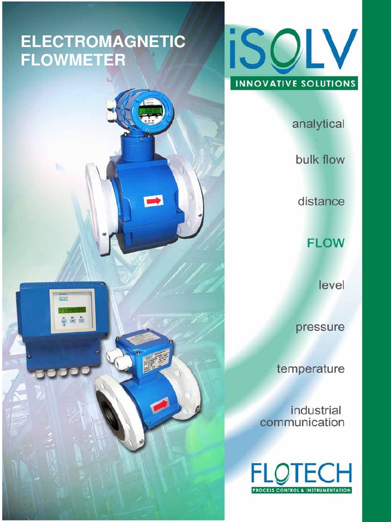 Spesifikasi Electromagnetic Flowmeter | PDF | Flow Measurement ...