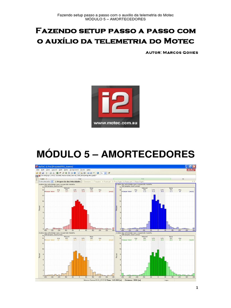 Motec - Modulo5 - Amortecedores | PDF | Histograma | Carro