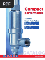 Catálogo PSV - Leser - Série 437 | PDF | Mechanical Engineering | Plumbing