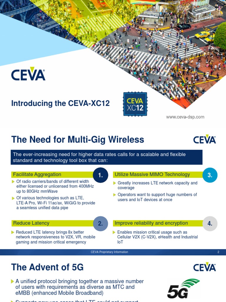 CEVA XC12 Product Brief | PDF | Lte Advanced | Lte (Telecommunication)