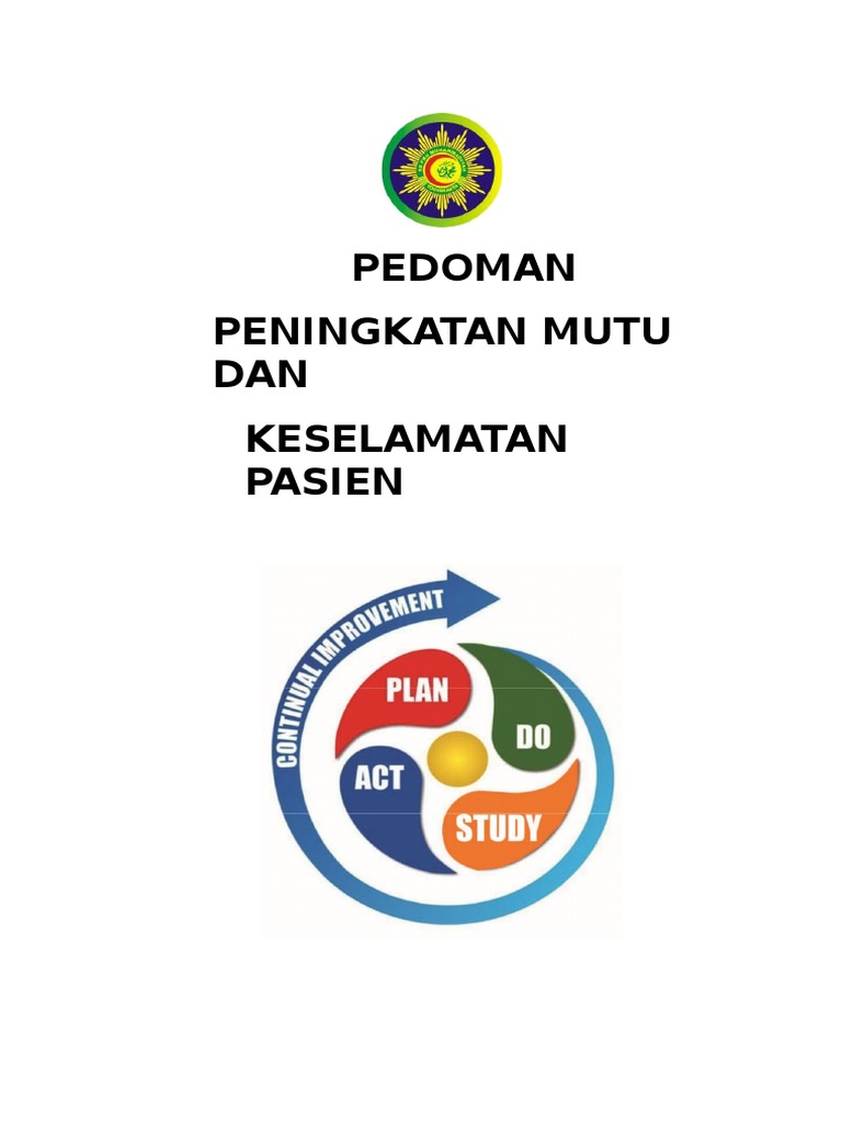 Pedoman Peningkatan Mutu Dan Keselamatan Pasien | PDF