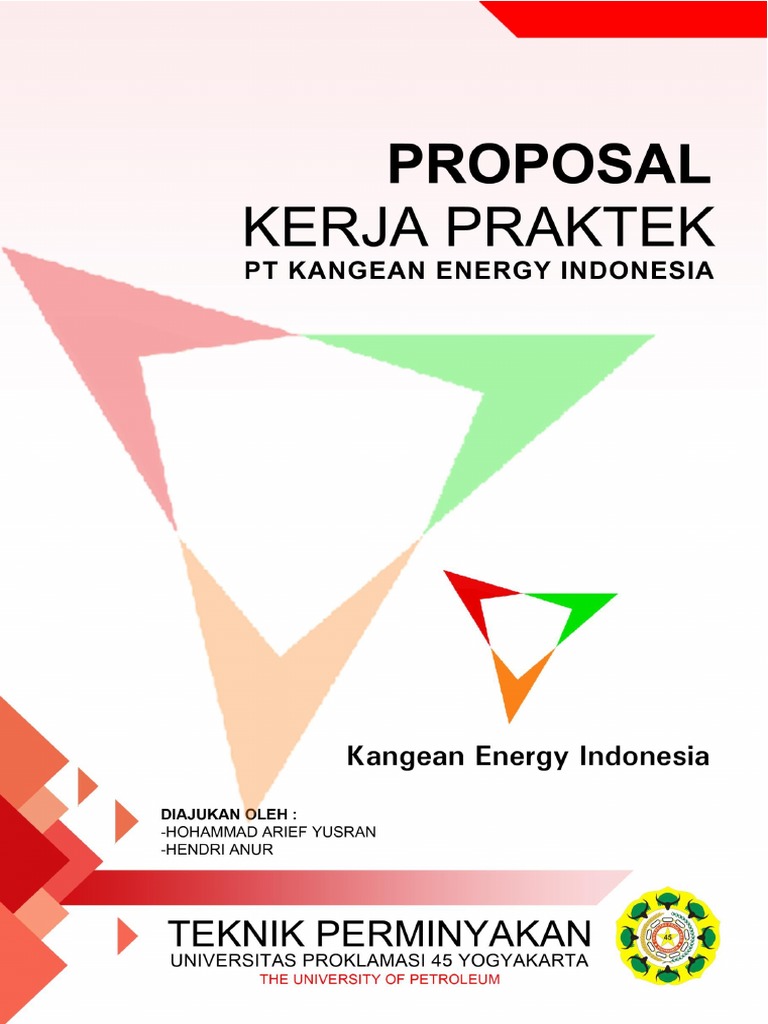 Proposal Kerja Praktek (KP) Kangean Energy Indonesia