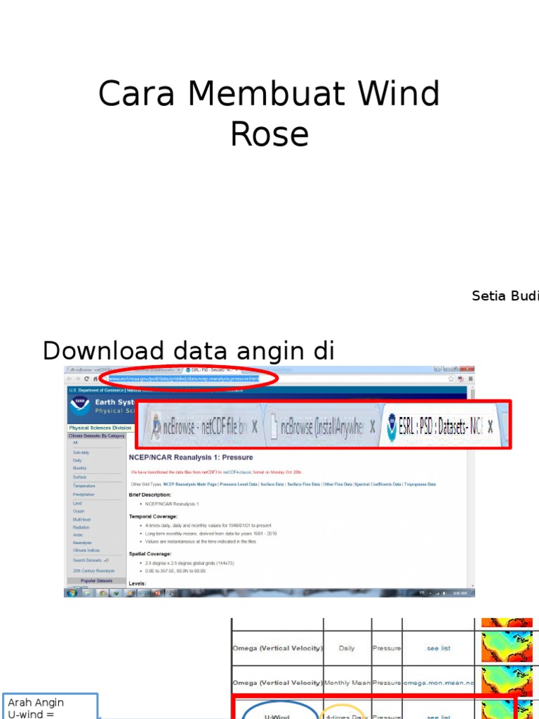 Cara Membuat Wind Rose Dengan WRPlot | PDF