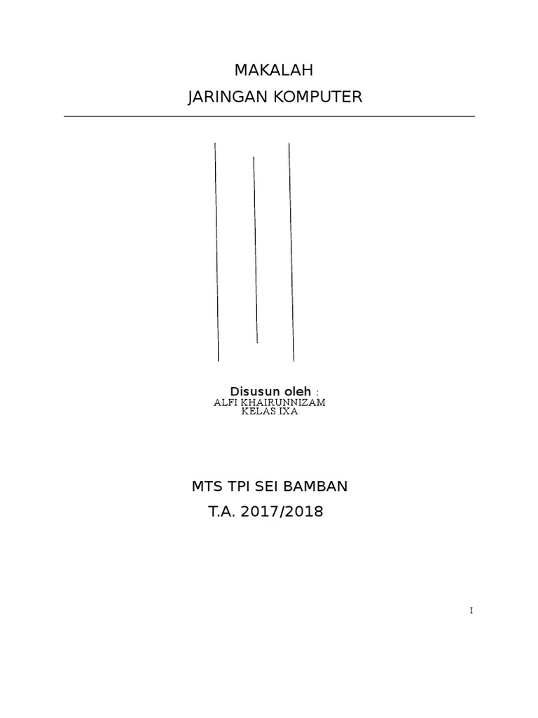 Makalah Jaringan Komputer | PDF