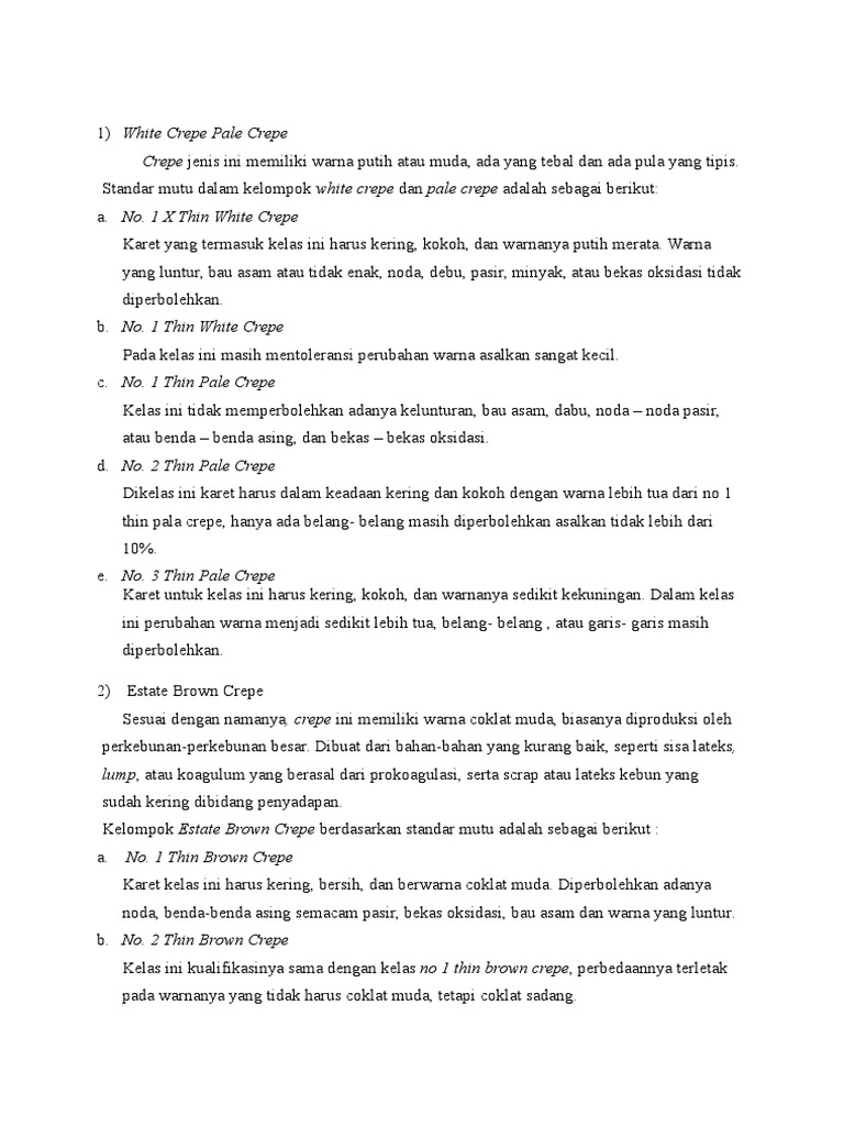 White Crepe Pale Crepe | PDF