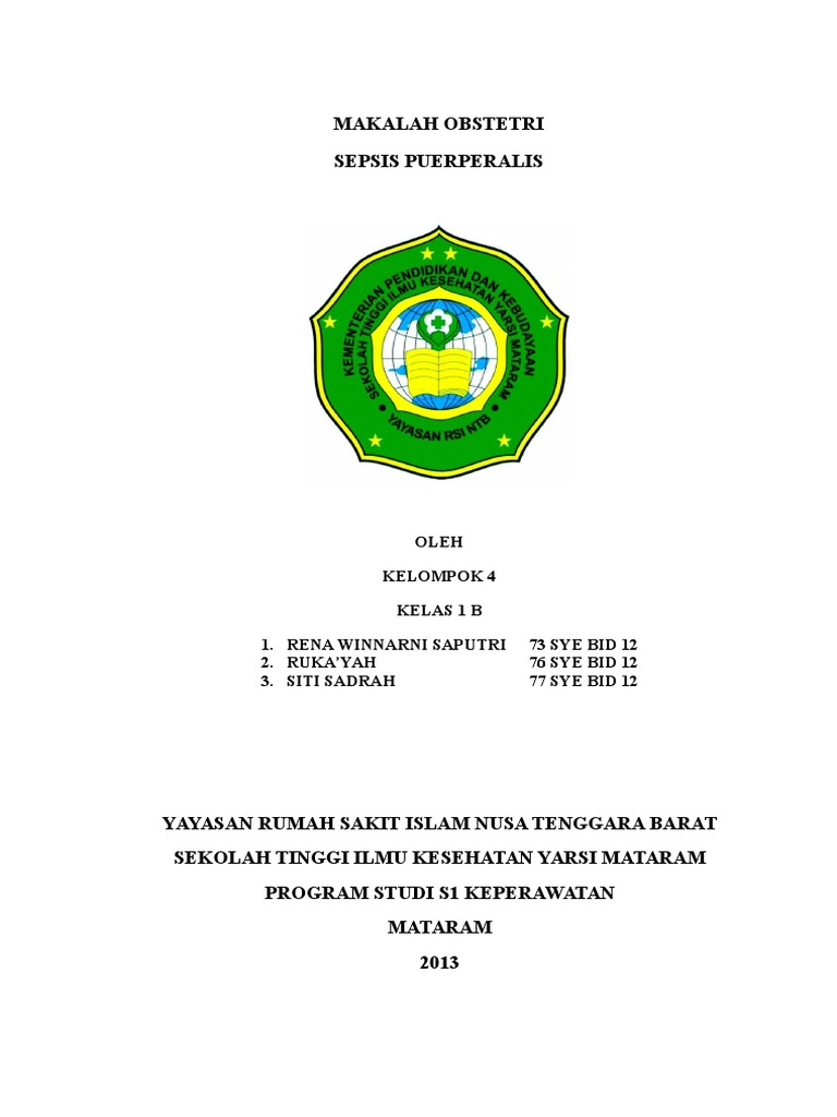Sepsis Puerperalis: Pemahaman dan Penanganan | PDF | Sains & Matematika