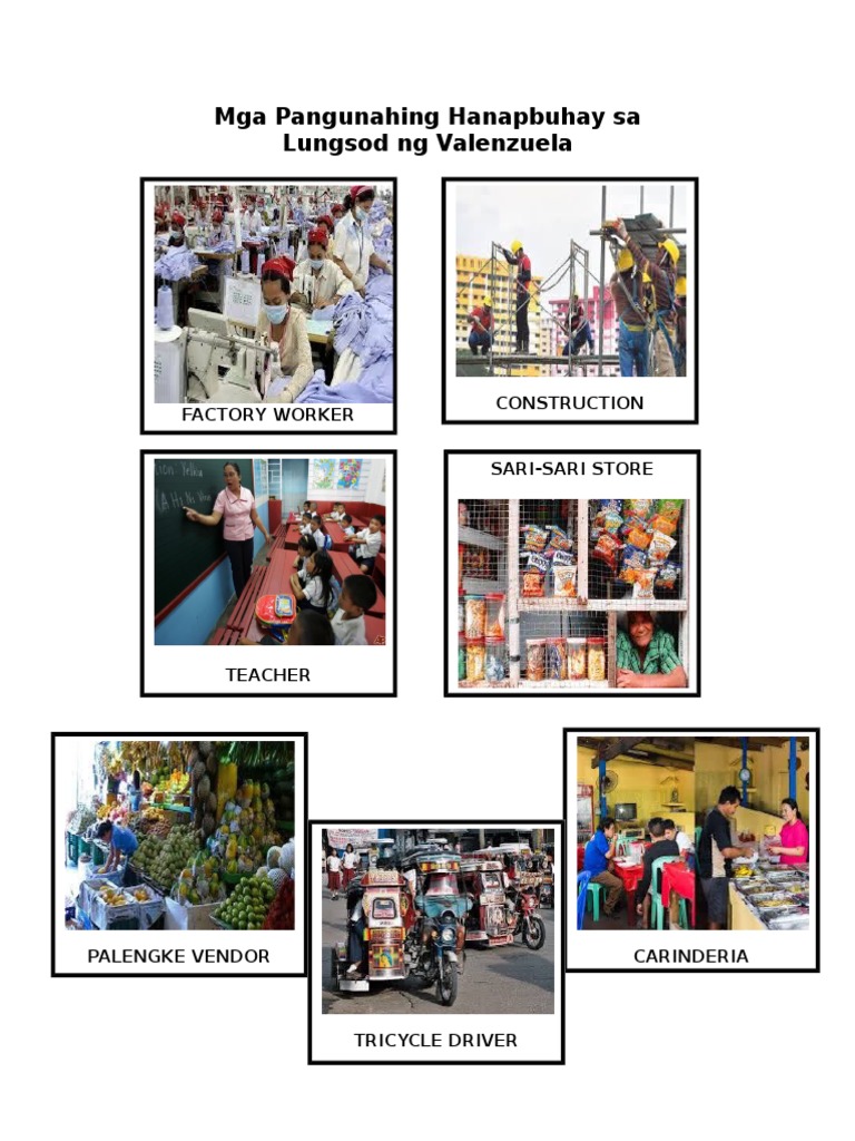 Mga Pangunahing Hanapbuhay | PDF