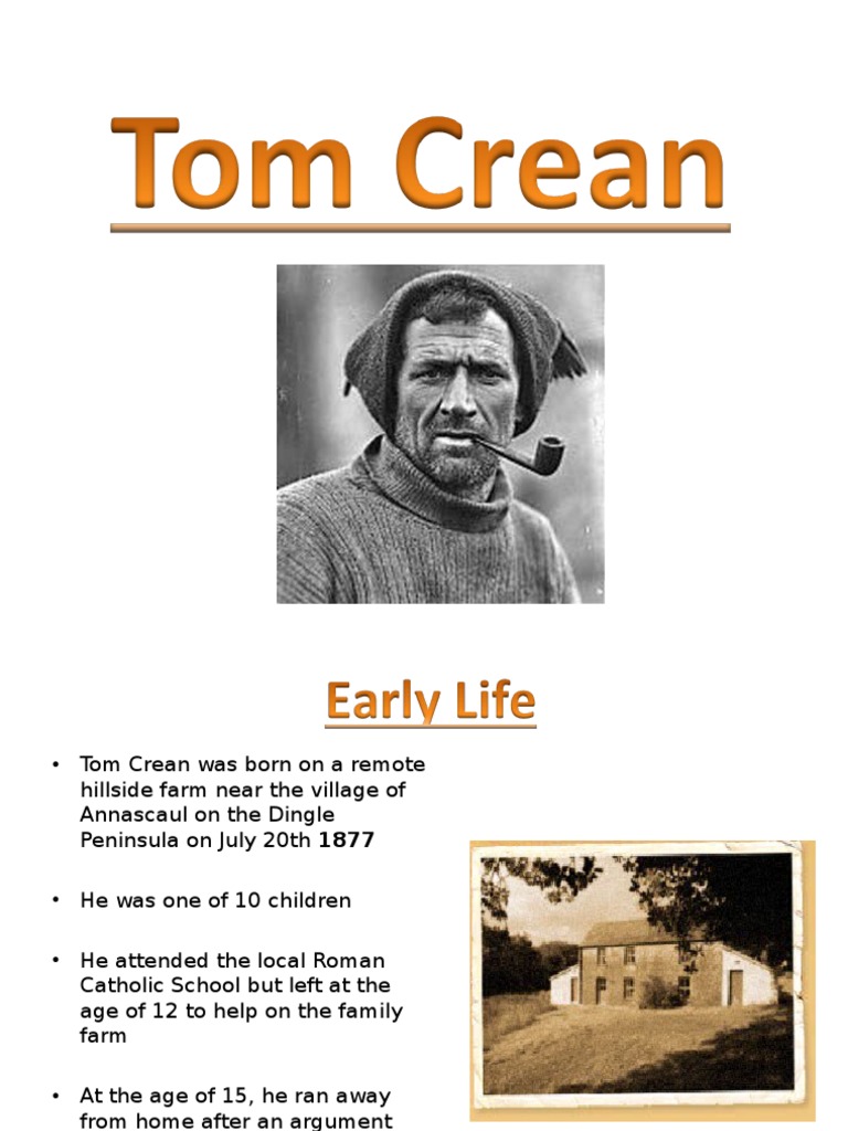 Tom Crean | PDF | Robert Falcon Scott | South Pole