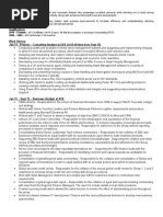 CIMA Example CV v.2 | PDF | Management Accounting | Accounting