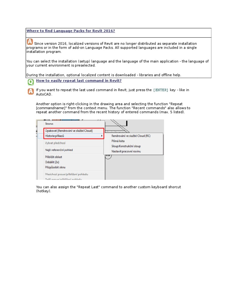 Where To Find Language Packs For Revit 2016 | PDF | Auto Cad | Autodesk ...