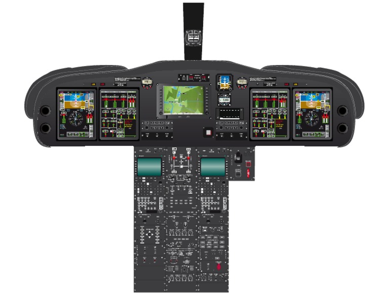 AW139 - Cockpit and Pedestal Console - Smart Board