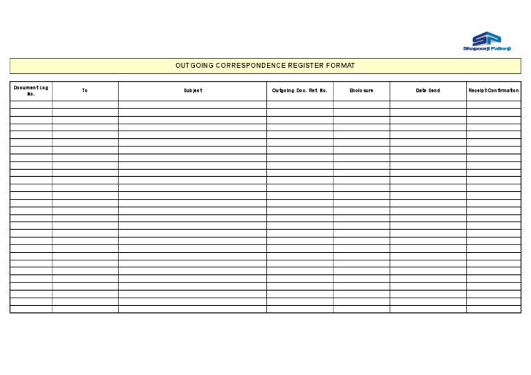A Guide to Effectively Tracking Outgoing Correspondence Through a ...