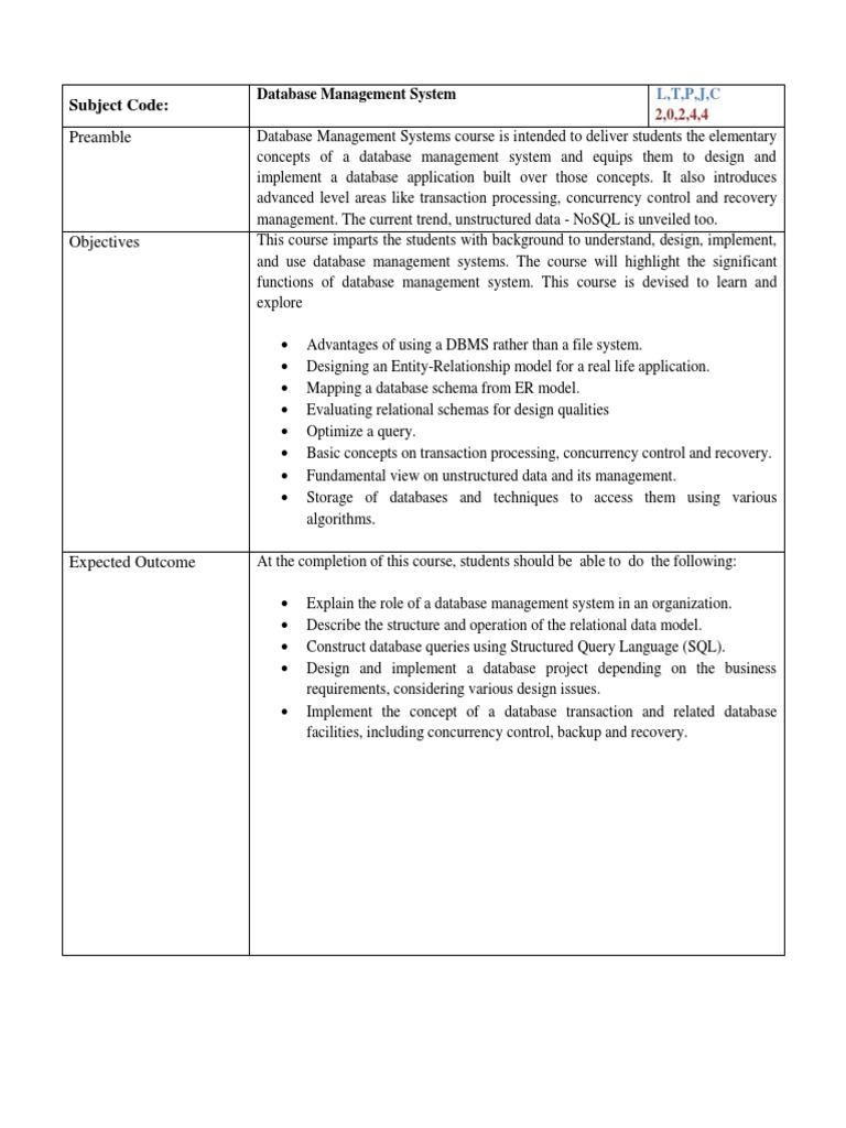 CSE - Database Management Systems | PDF | Relational Model | Databases