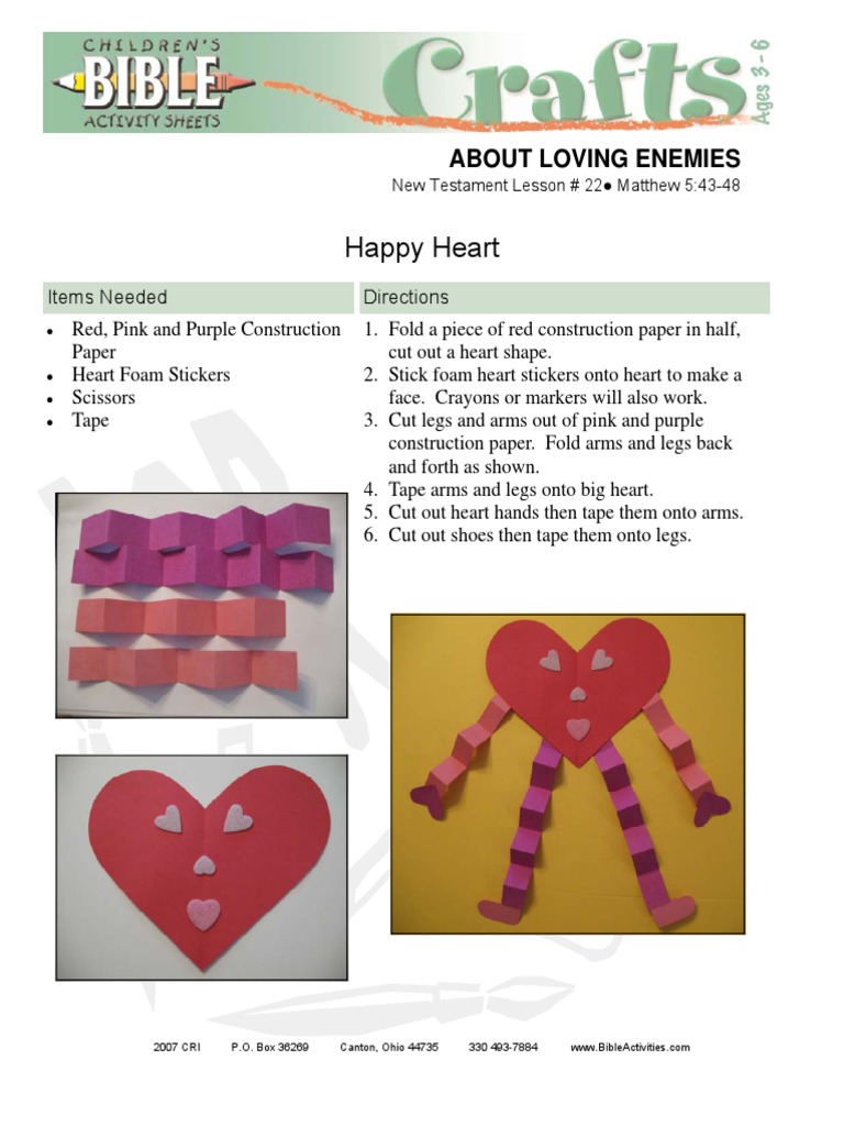 DIY Heart Craft for Kids | PDF