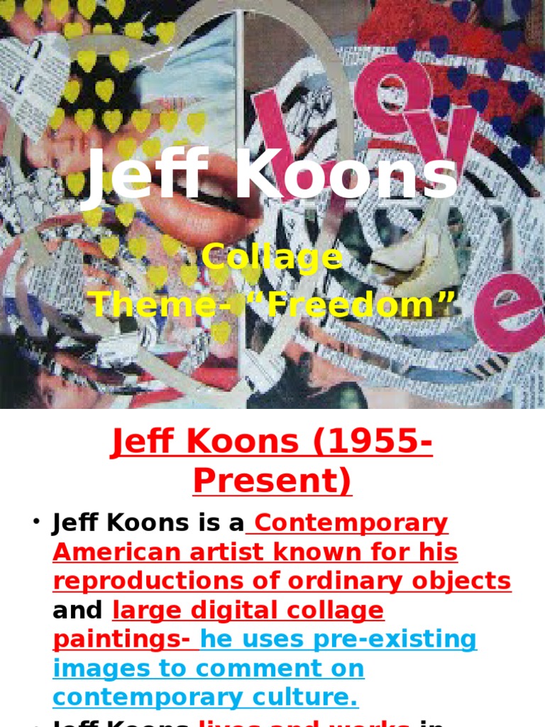 Jeff Koons Collage | PDF