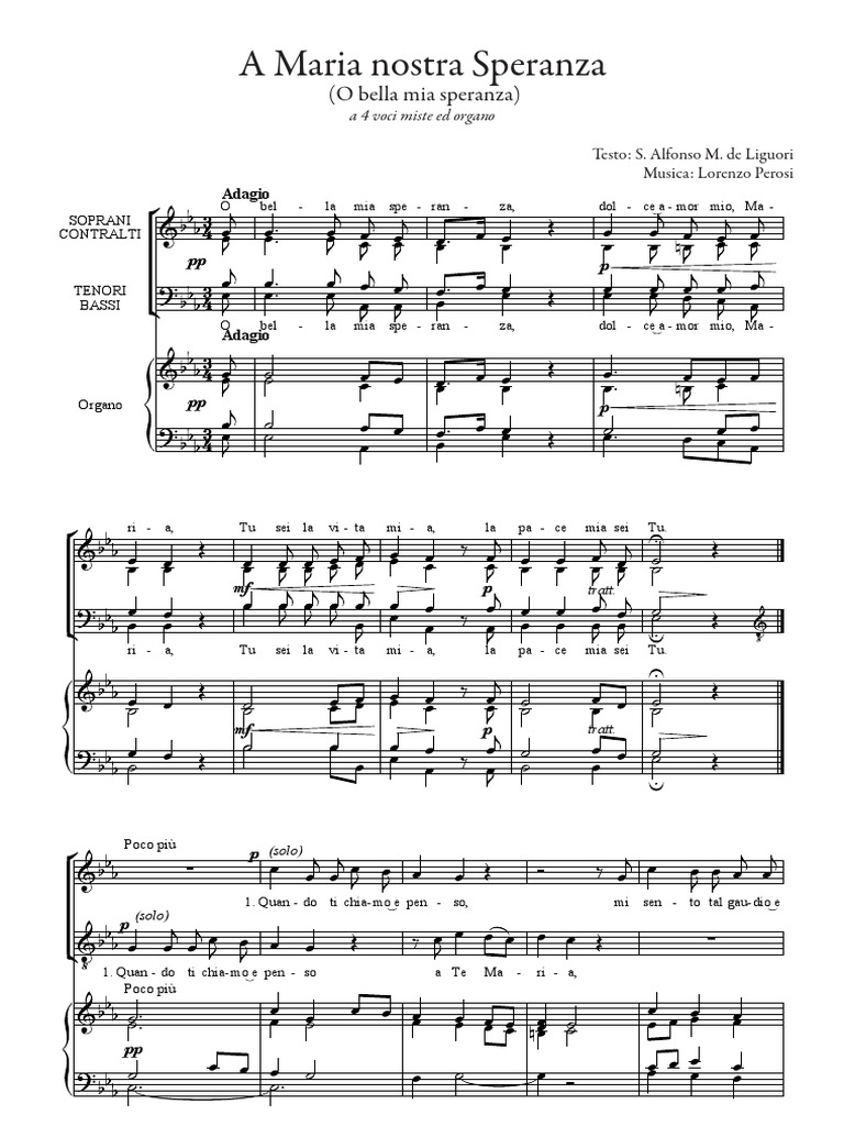 A Maria Nostra Speranza | PDF