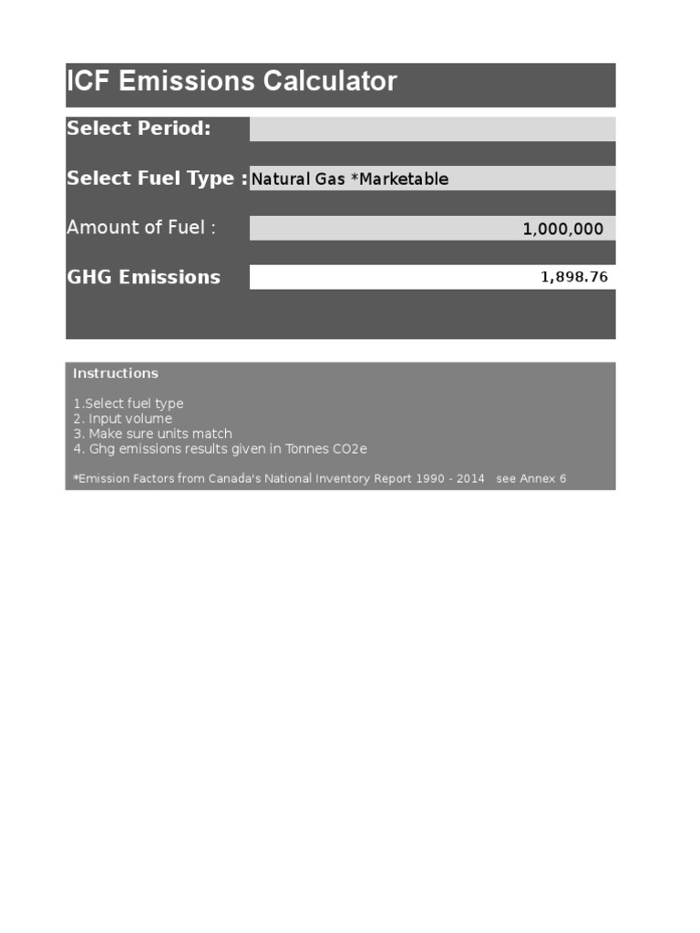 GHG Emissions Calculator | PDF