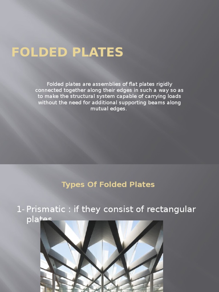 Folded Plates | PDF