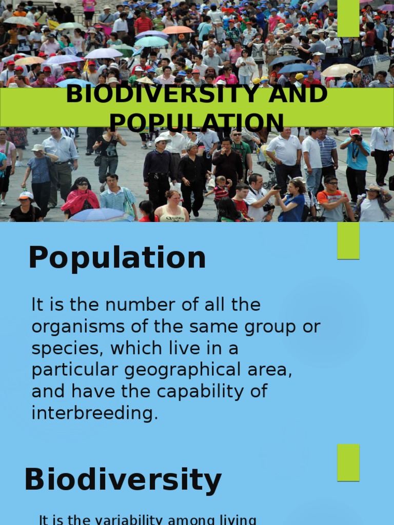 Population and Biodiversity | PDF
