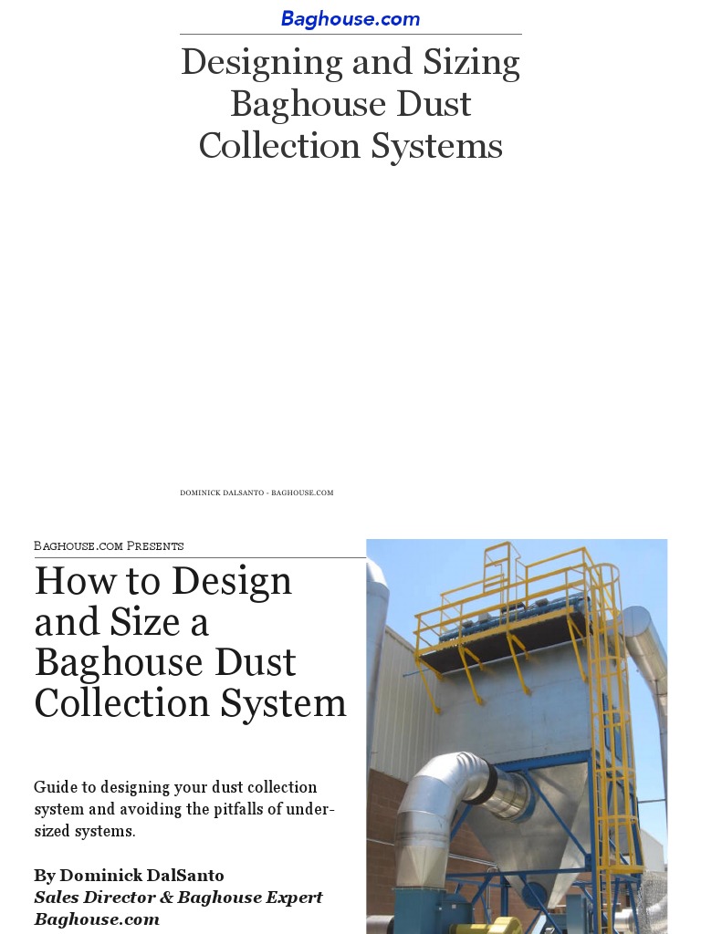 How To Design and Size A Baghouse | PDF | Duct (Flow) | Building Engineering