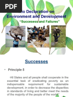 1992 Rio Declaration Overview | PDF | Sustainability | Sustainable ...