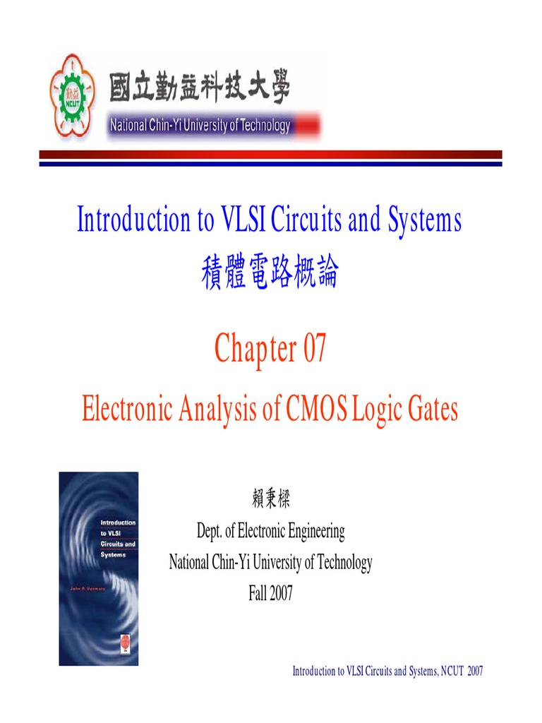 CMOS Logic Gates Analysis | PDF | Cmos | Field Effect Transistor