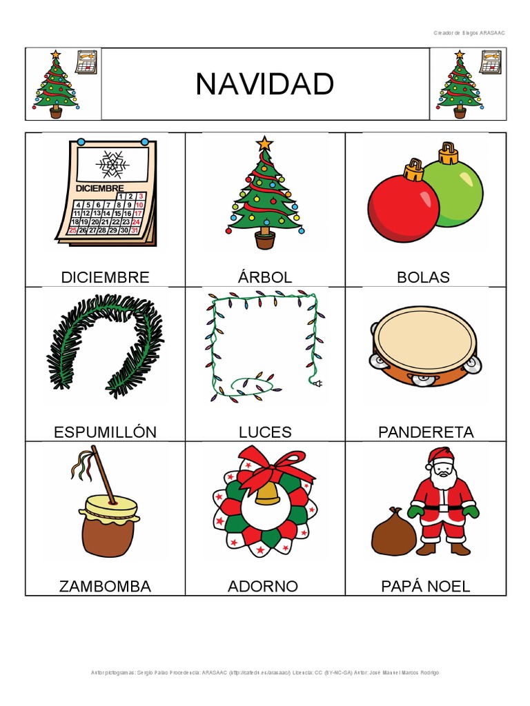 Bingo Navideño para Imprimir | PDF