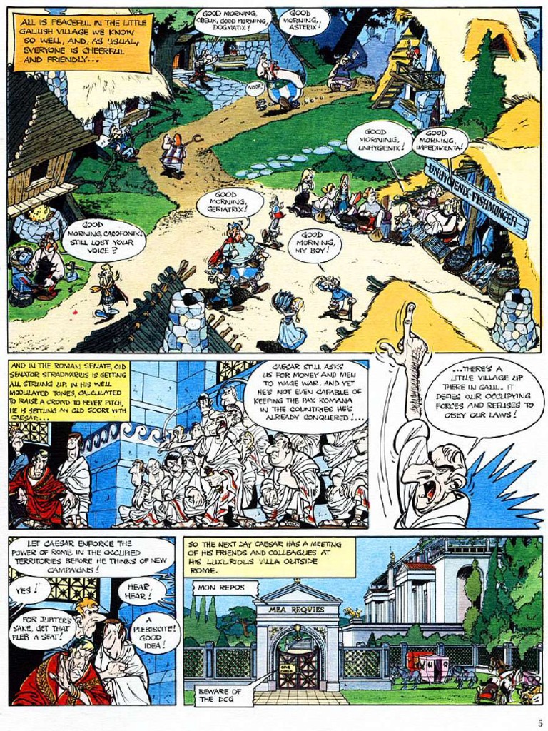 15 Asterix and The Roman Agent | PDF