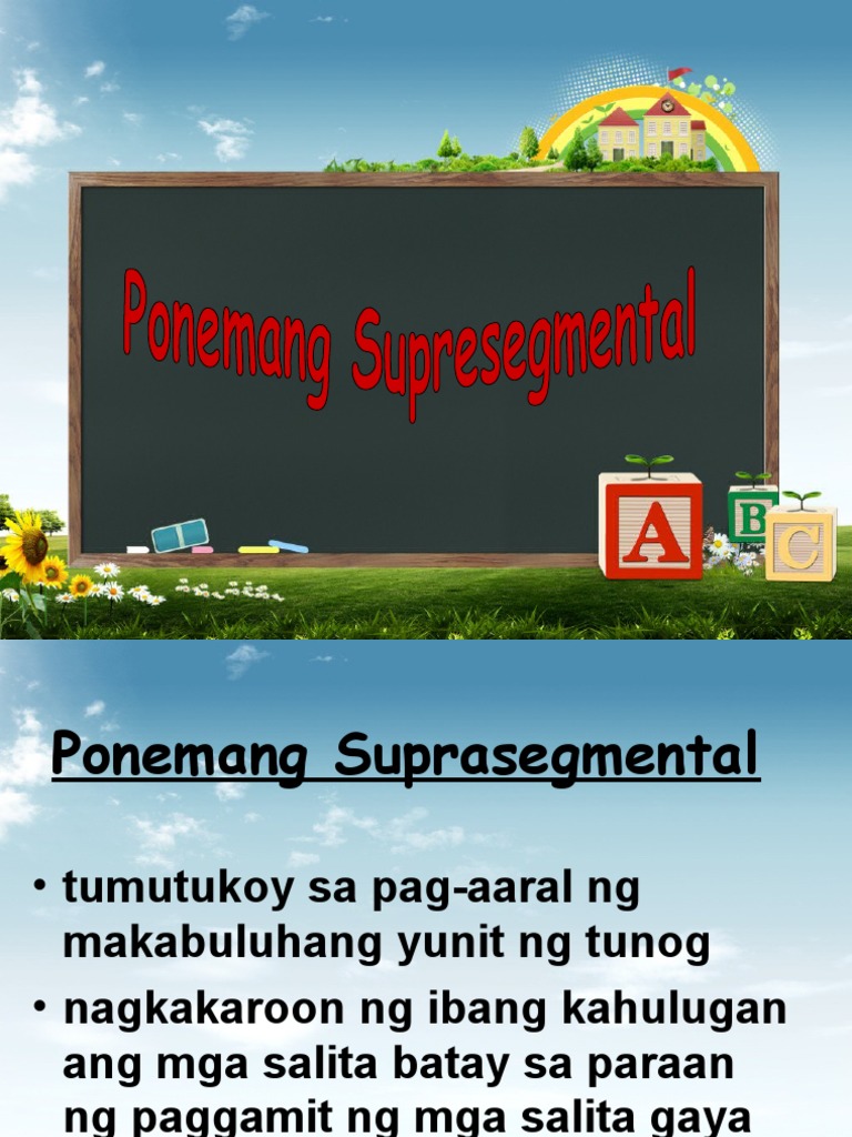 Ponemang Suprasegmental1 | PDF