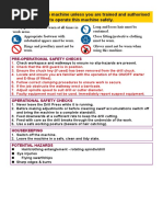 Milling Machine Safety SOP | PDF