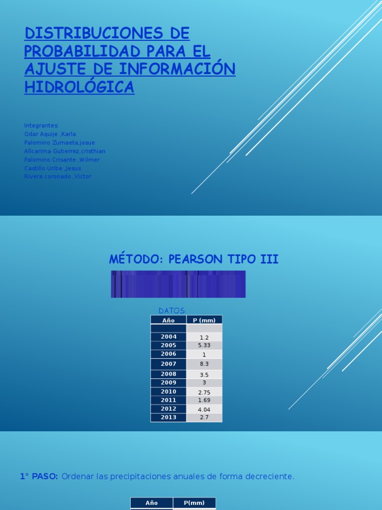 Pearson Tipo III | PDF