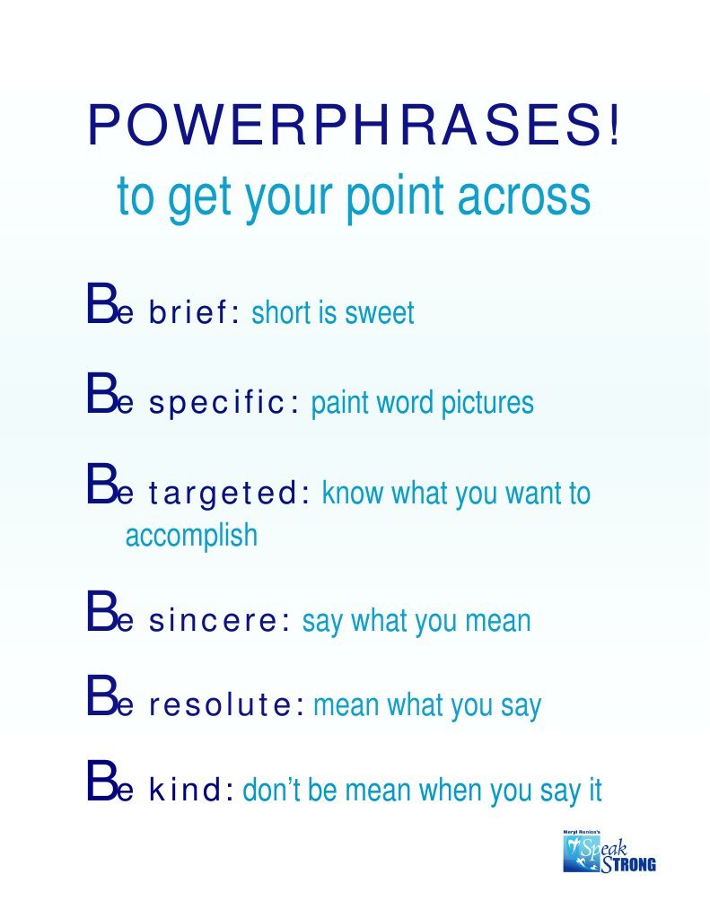 Power Phrases Poster | PDF | Art | Self-Improvement