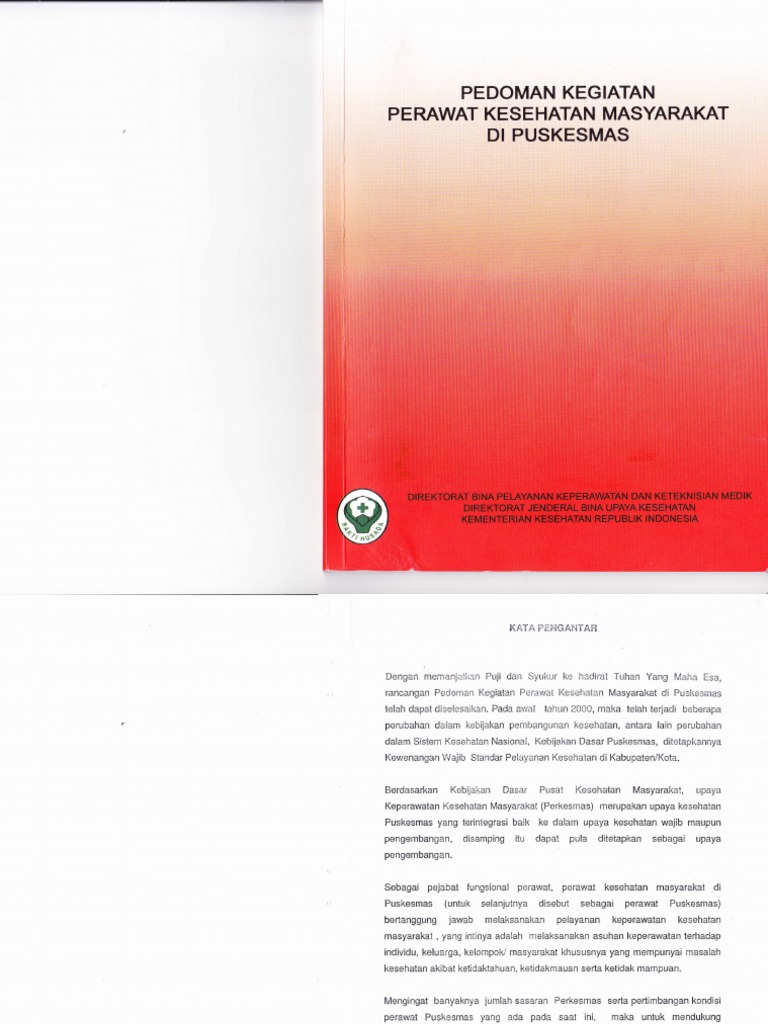 Pedoman Perkesmas Di Puskesmas | PDF