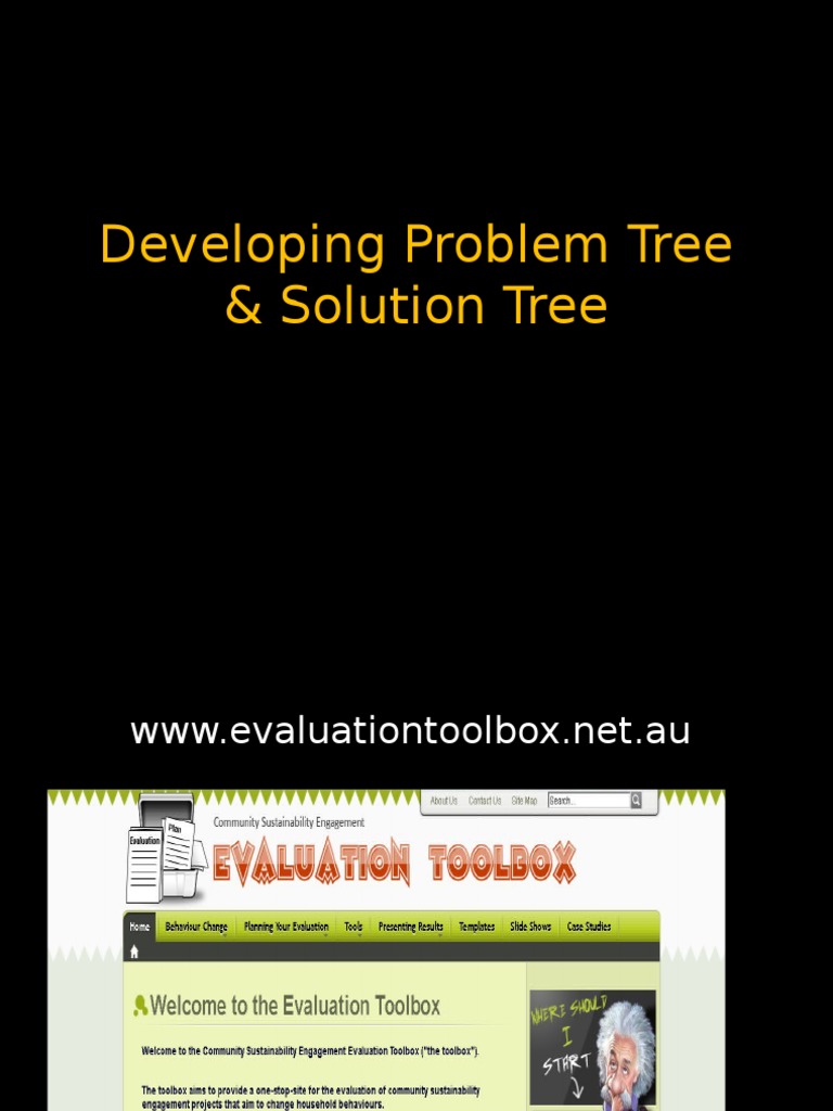 Developing Problem Tree & Solution Tree | PDF | Causality | Cognition