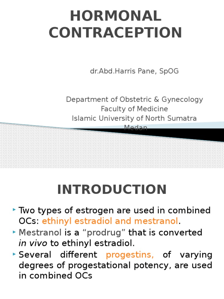 Hormonal Contraception Overview and Efficacy | PDF | Self-Improvement ...