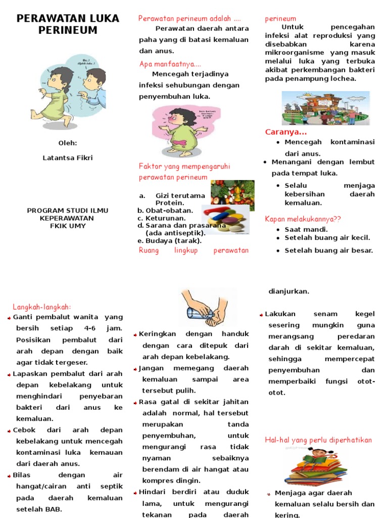 Leaflet Perawatan Luka Perineum | PDF
